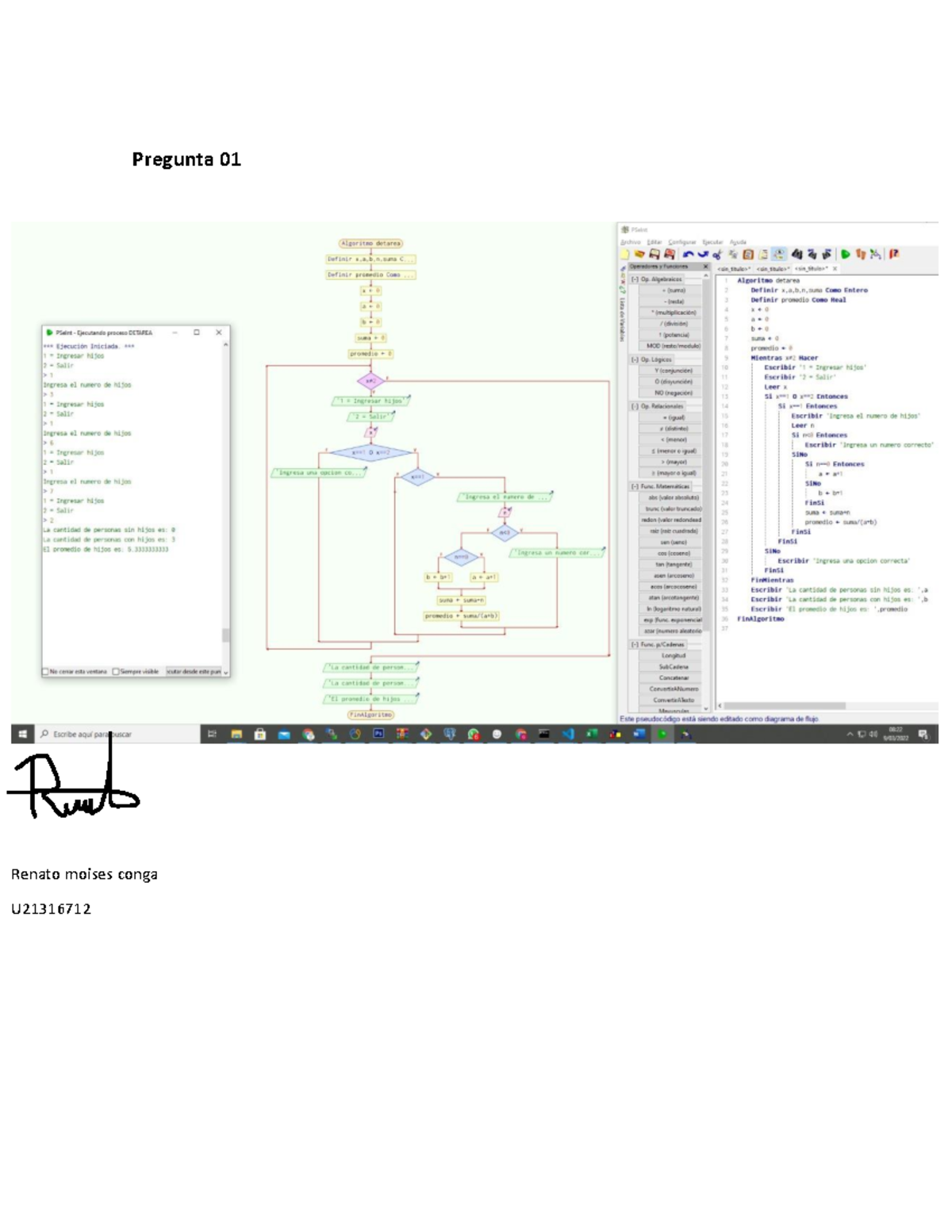 Pregunta 01 - para desarrollo de una actividad colaborativa del curso ...