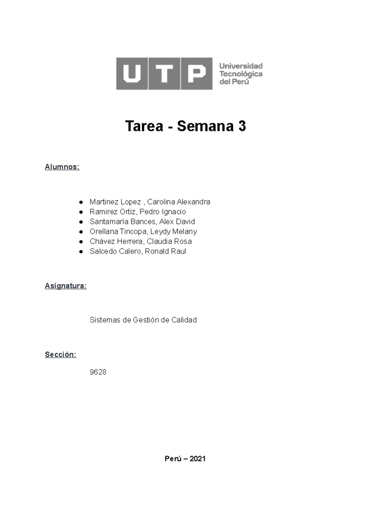 Semana 3 - Tarea - buenos apuntes - Tarea - Semana 3 Alumnos: Martinez ...