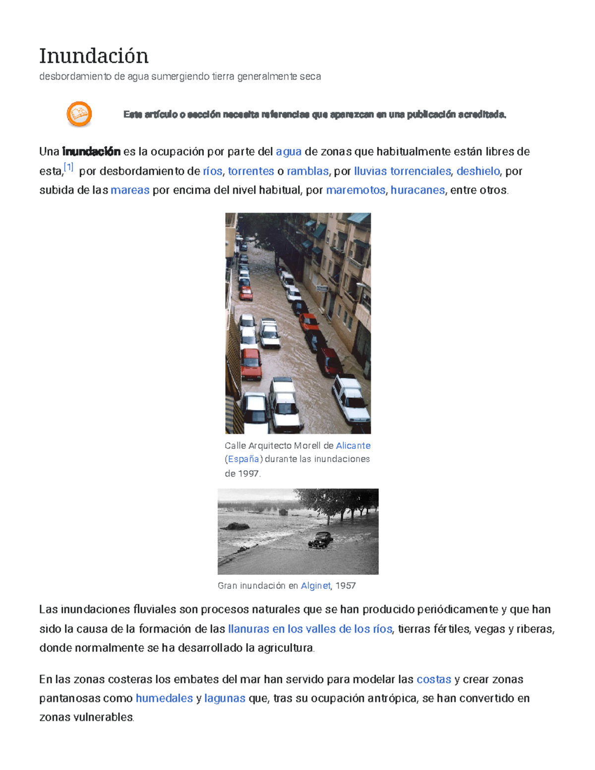 Inundación - Wikipedia, la enciclopedia libre - Inundación ...