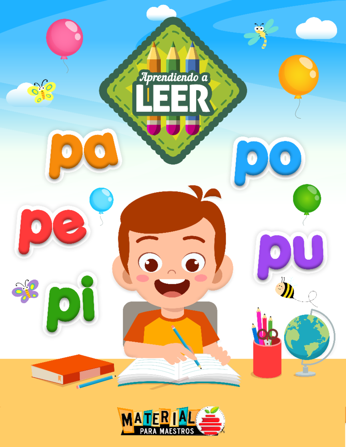 Aprendiendo a leer 07 pa pe pi po pu - Digital - 1. Papá usa pipa 2. Mi ...