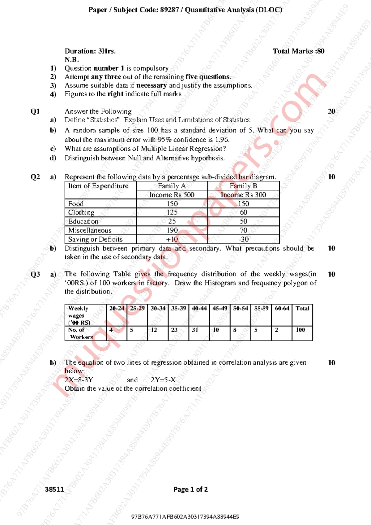 Be computer-engineering semester-6 2023 december quantitative-analysisrev-2019-c-scheme - - Studocu