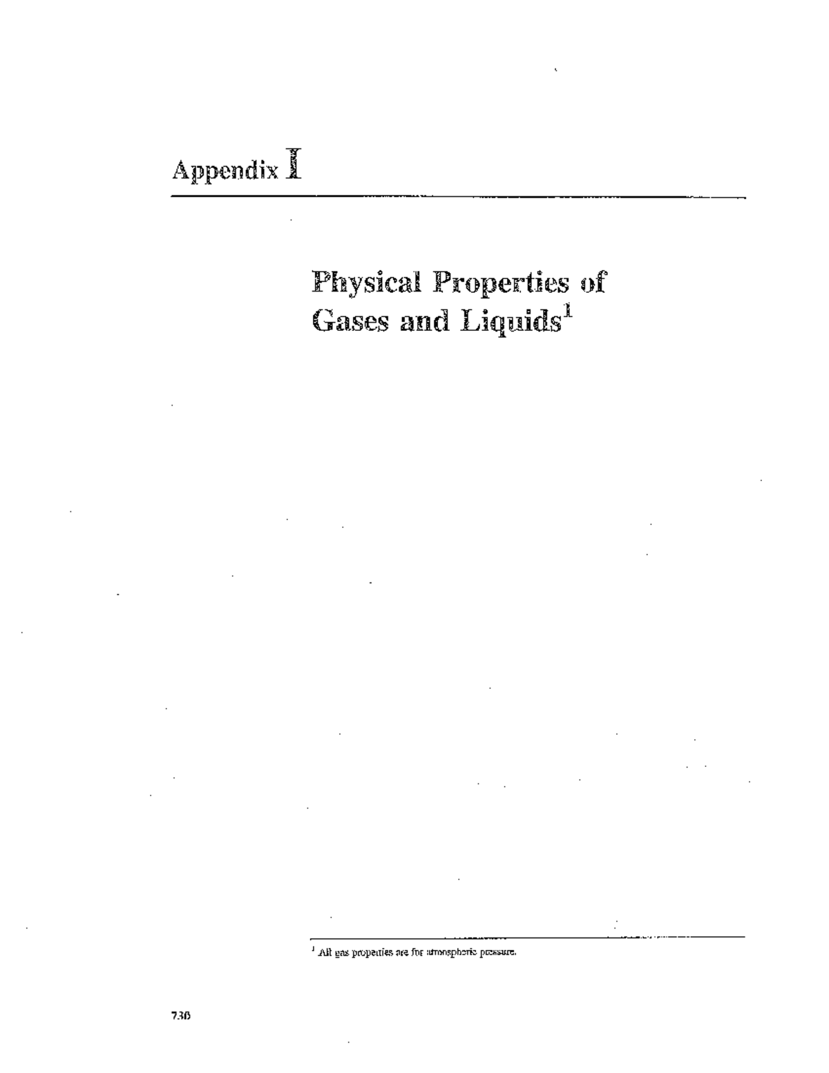Appendix Gas and liq properties - CHE 62000 - Studocu