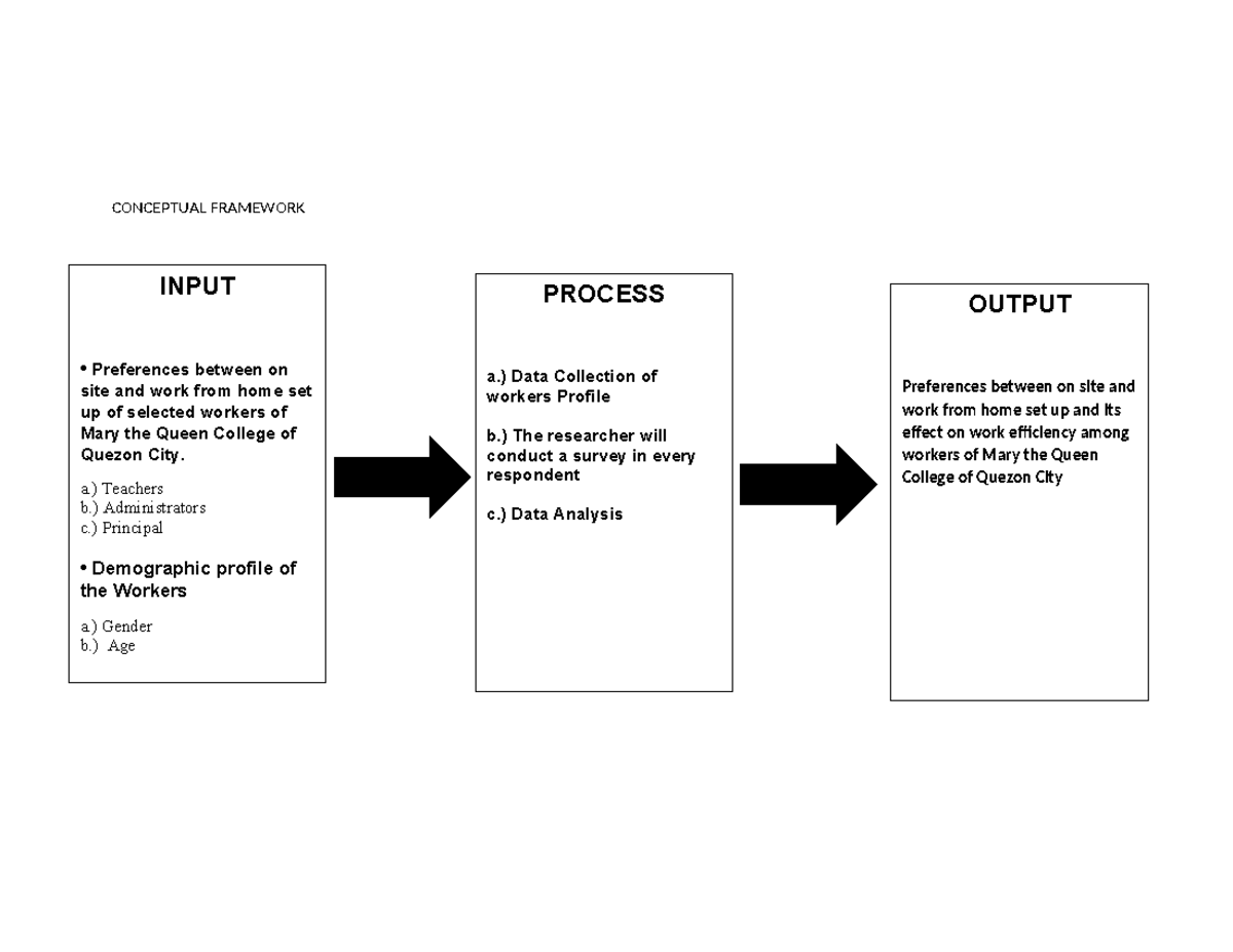 Conceptual- Framework - CONCEPTUAL FRAMEWORK INPUT • Preferences ...