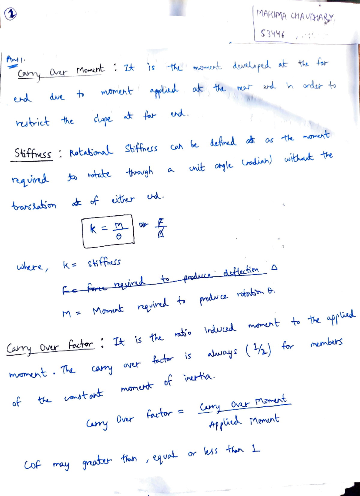 Theory of structure notes by gubcmade by made aesy - MAAIMA A UDHARY S ...