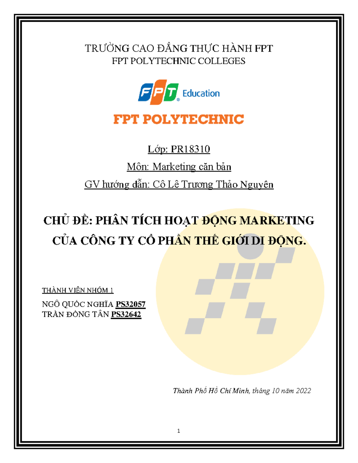 ASM-Thegioididong - TRƯỜNG CAO ĐẲNG THỰC HÀNH FPT FPT POLYTECHNIC ...