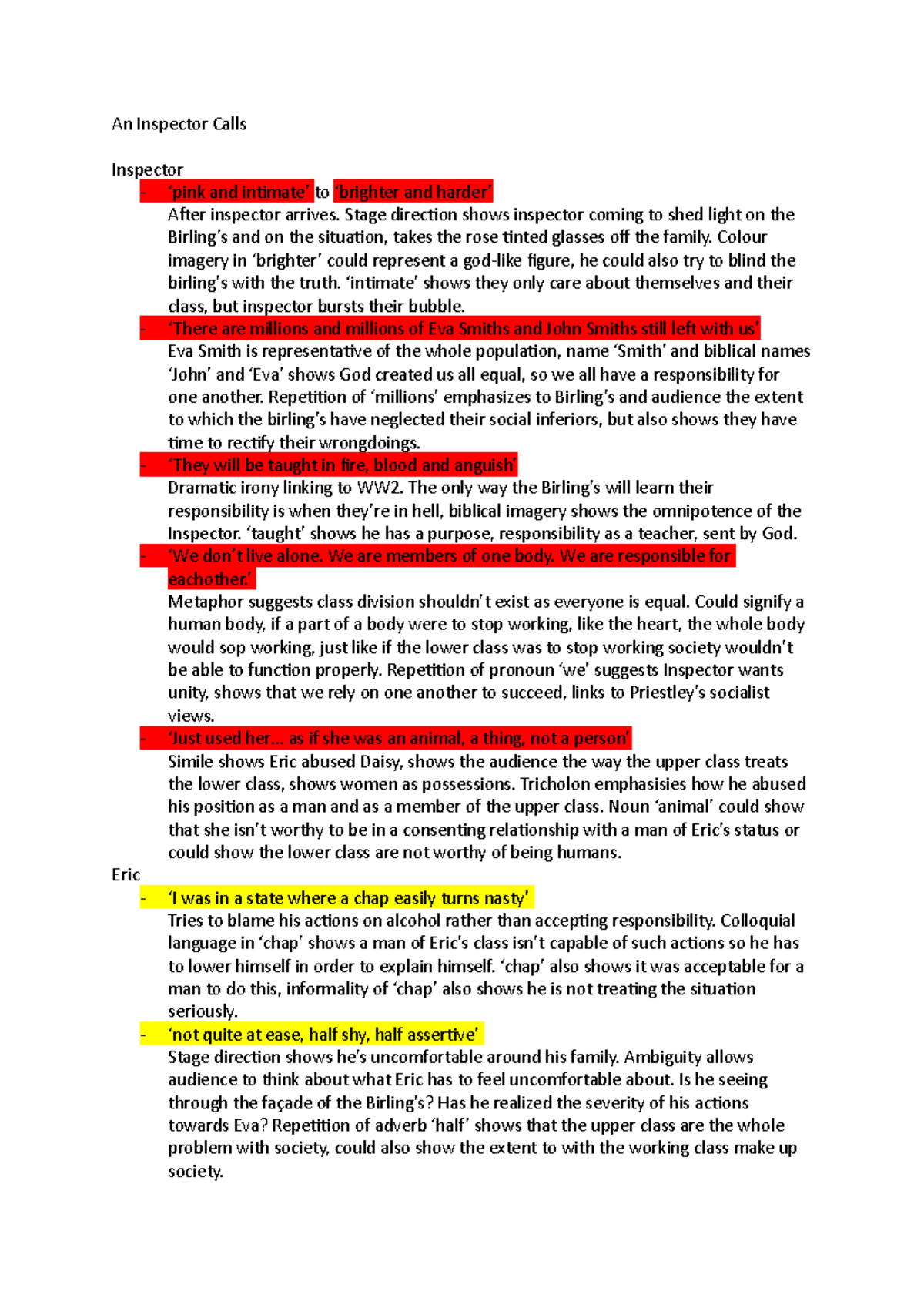 An Inspector Calls - An Inspector Calls Inspector - ‘pink and intimate ...