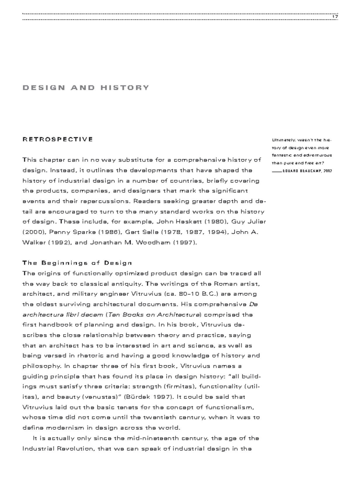 Design and History Burdek 1 - 17 D E S I G N A N D H I S T O R Y R E T ...