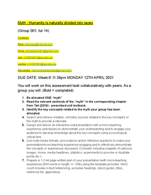 EUB 102 assessment 3 - EUB 102 Education & Society Assessment 3 Sem 1 ...