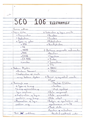 SCO 100 - Fundamental of Computing - Mathematics and computer science ...