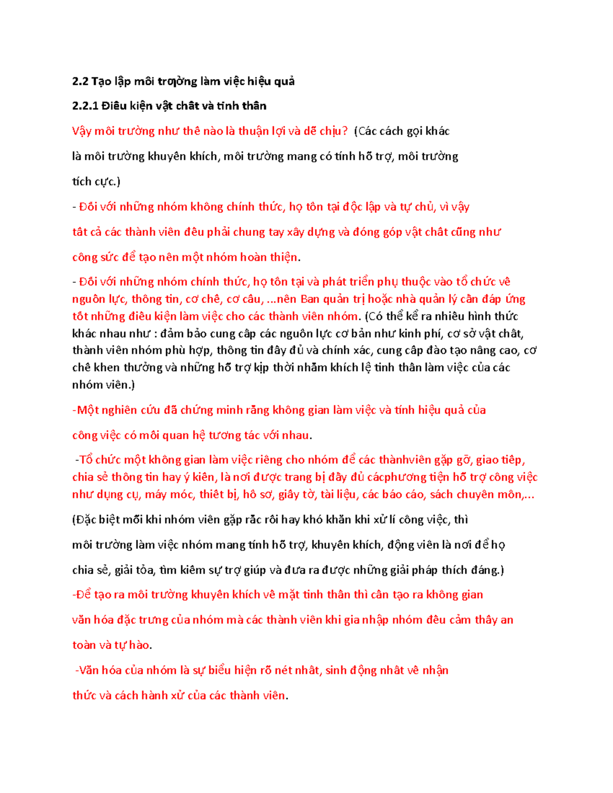 2 - qweq we e r - 2 T o l p môi trạ ậ ƣờng làm vi c hi u qu ệ ệ ả 2.2 Điềều ki n v t chấất và ...