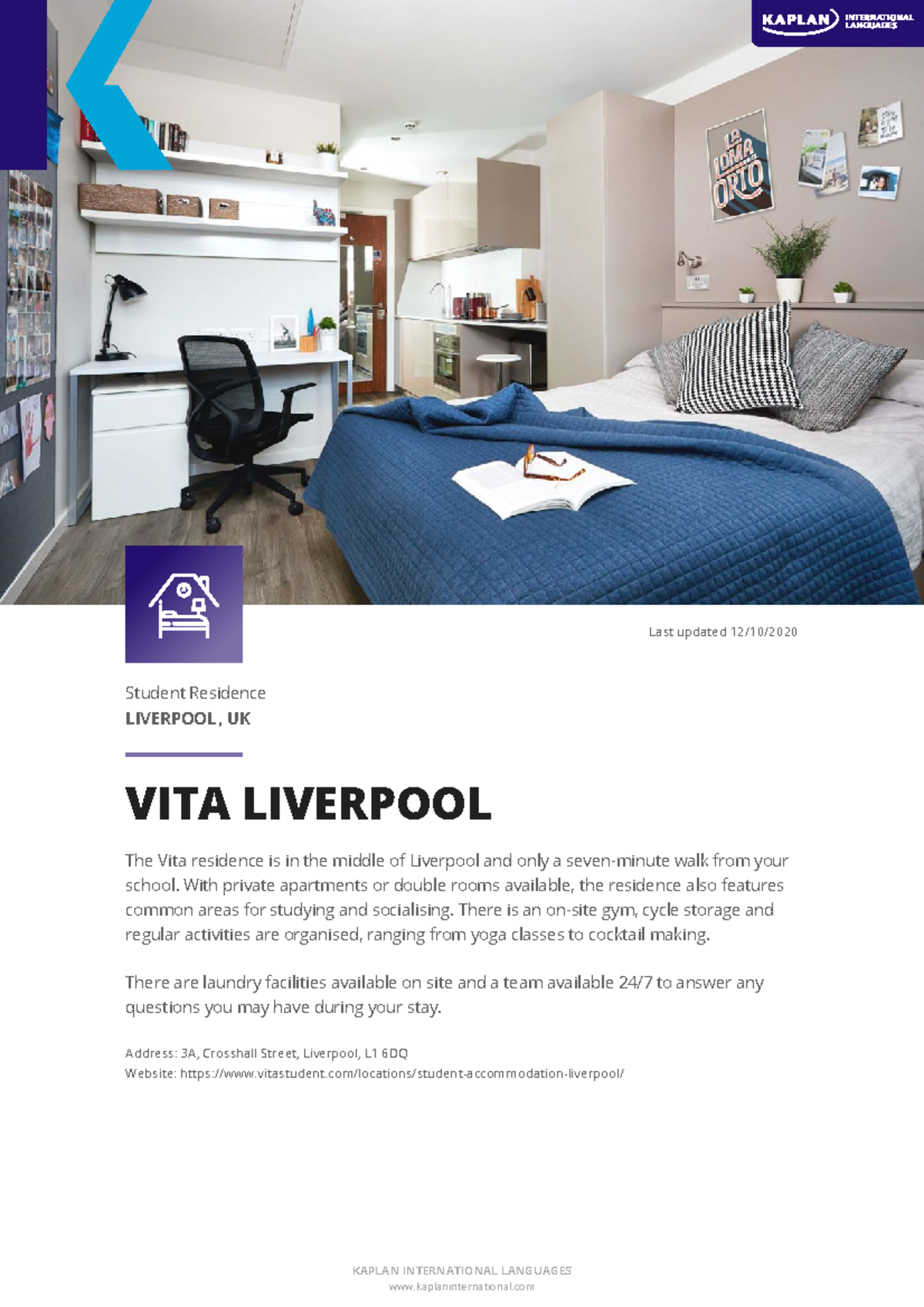 Accomm uk-liverpool-vita - Student Residence LIVERPOOL , UK VITA ...