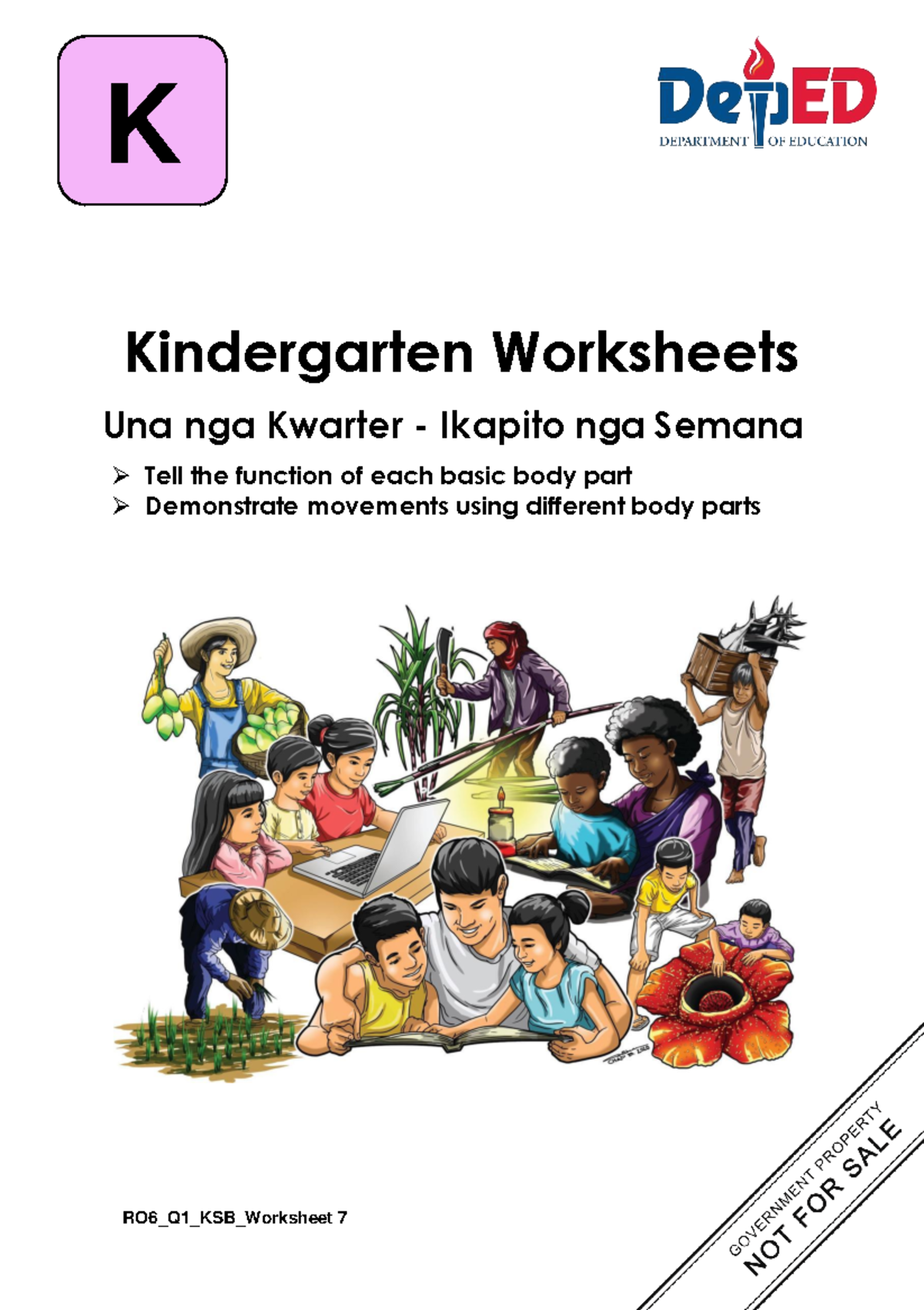 Q1-W7-Kindergarten SB Q1 Worksheet 7 - Kindergarten Worksheets Una nga Kwarter - Ikapito nga ...