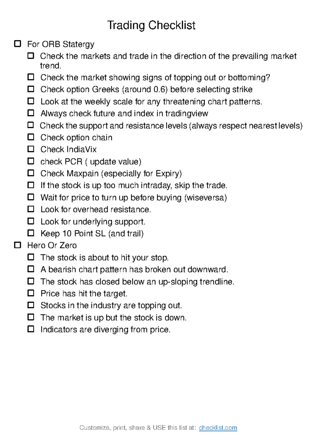 Trading-checklist - q eddsa - Trading Checklist For ORB Statergy Check ...