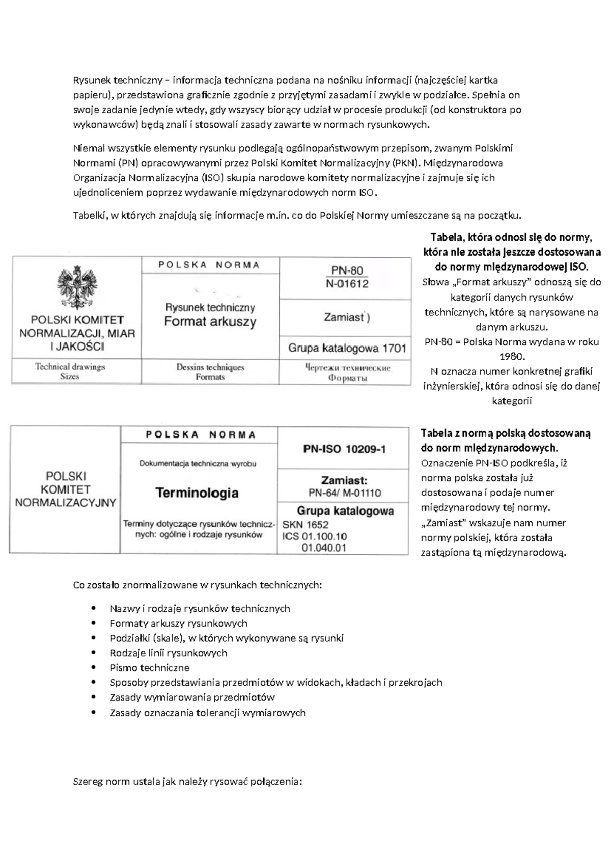 Grafika inżynierska - wykład 1 7 - Rysunek techniczny – informacja ...