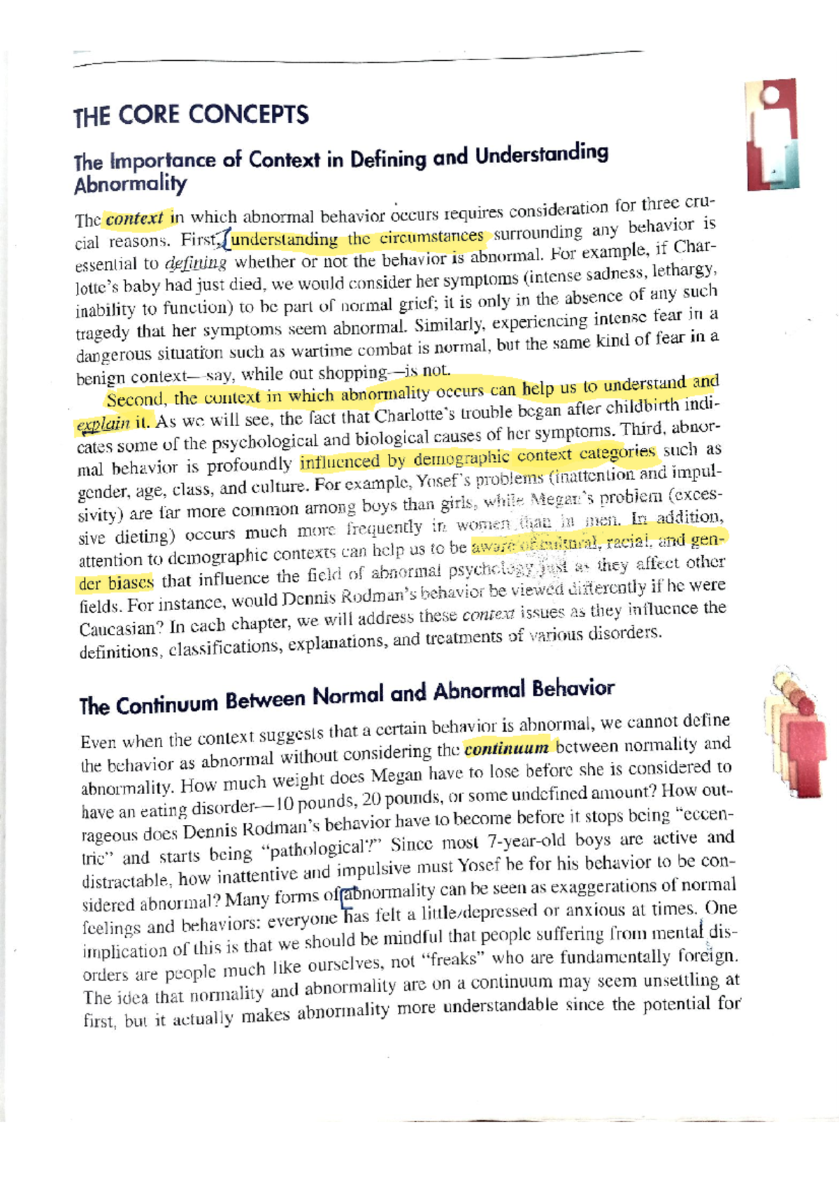 Definition of abnormality - Abnormal Psychology - Studocu