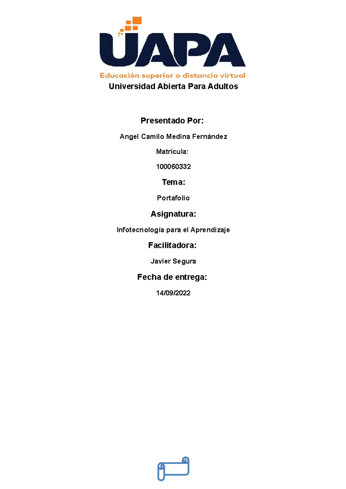 Trabajo Final - dxfdf - Universidad Abierta Para Adultos Presentado Por ...