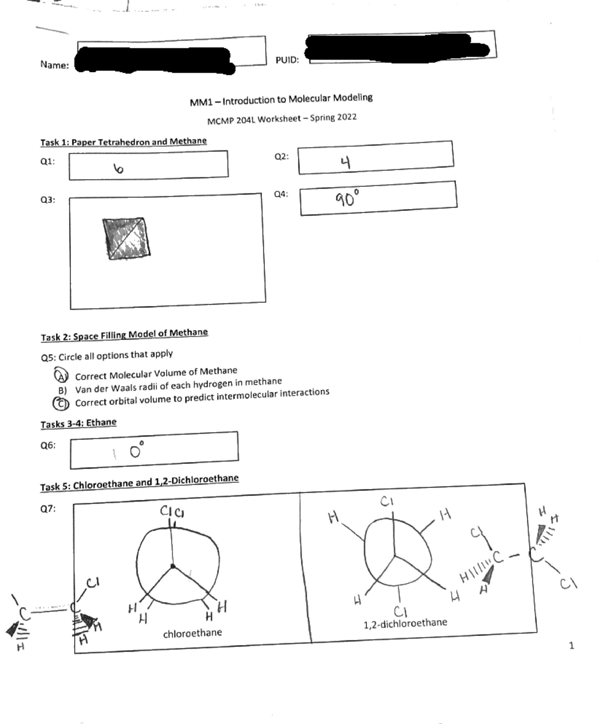 MM1 Lab - MM1 Lab PLE - MCMP 20400 - Studocu