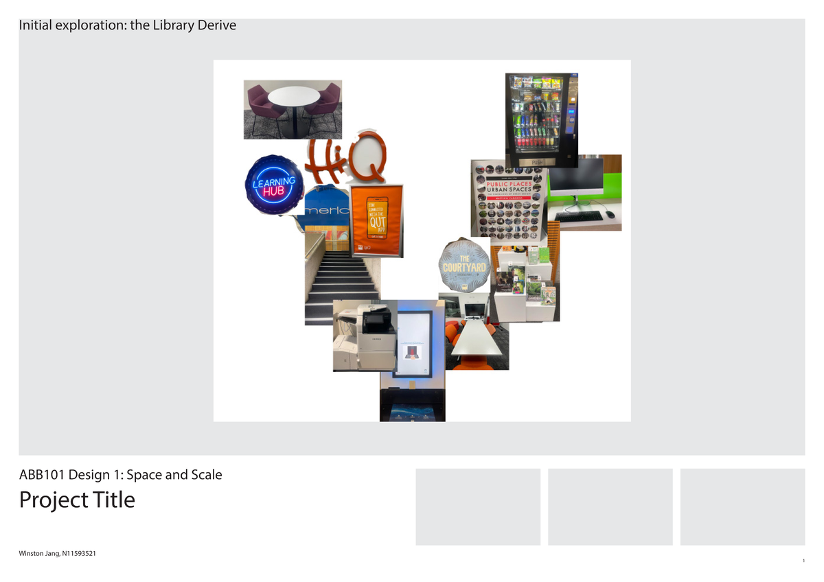 A2 Landscape Layout Idea - ABB101 Design 1: Space and Scale Project ...
