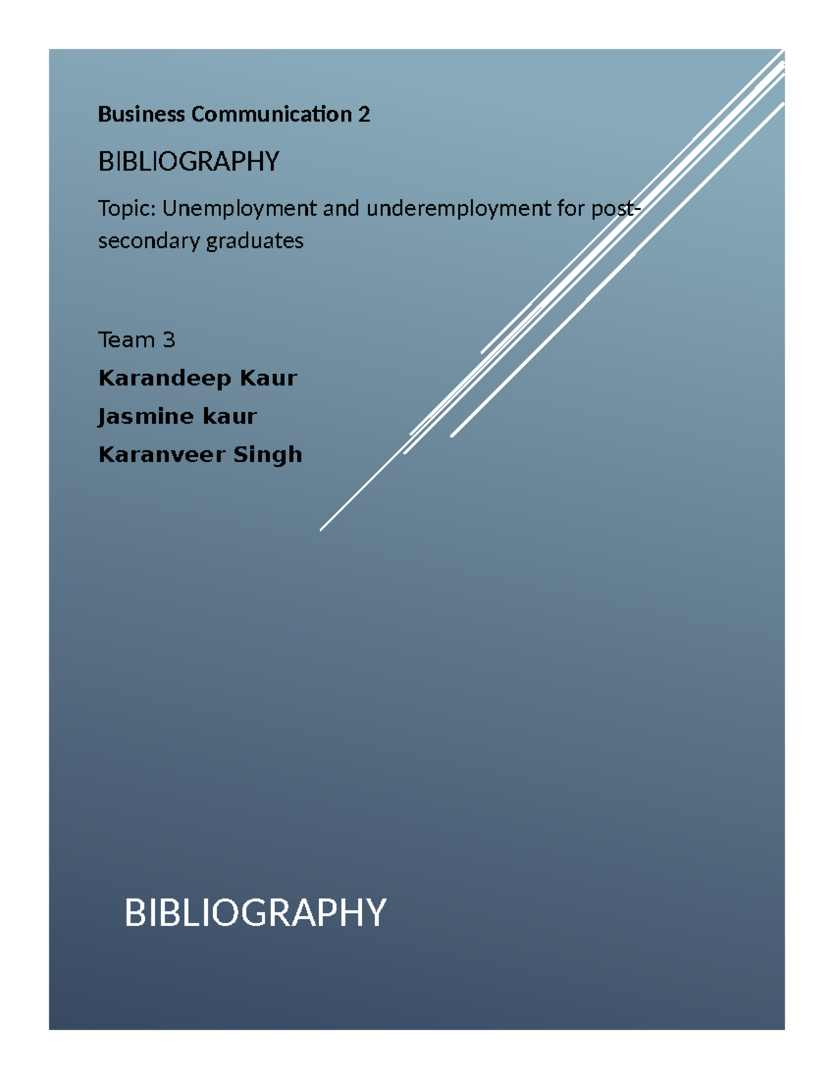 Bibliography 5% - case study of Business policy - BIBLIOGRAPHY Business ...