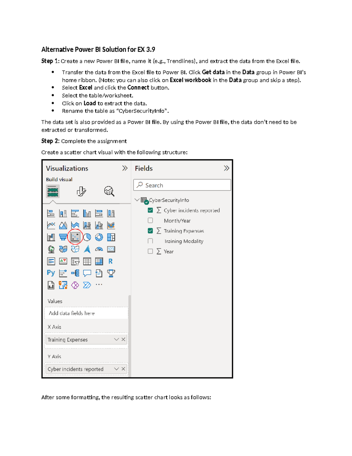 DA-CH 03 EOC EX 3-9 Cybersecurity Trends and Regression Data-Power BI ...