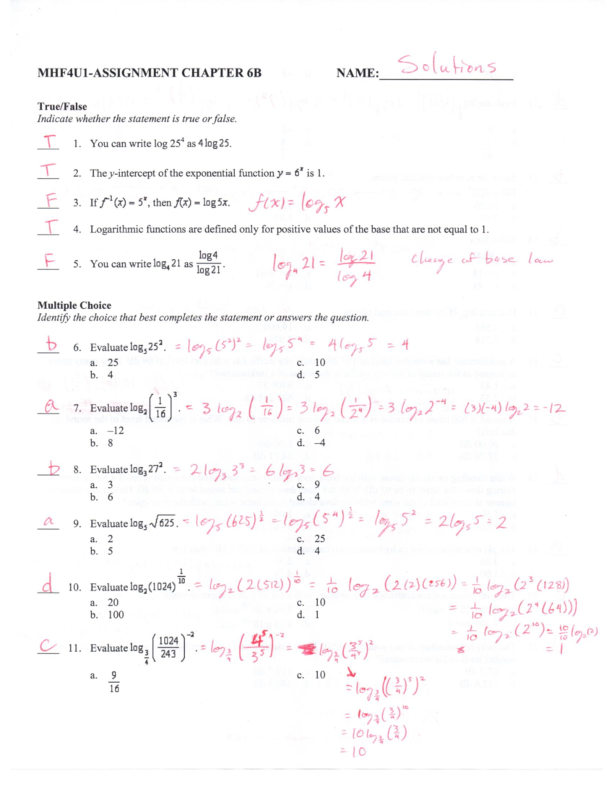 Solutions 6b - Studocu