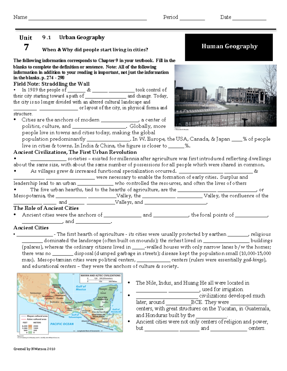 Chapter 9 Outline Part 1 - Crested by NWatson Name