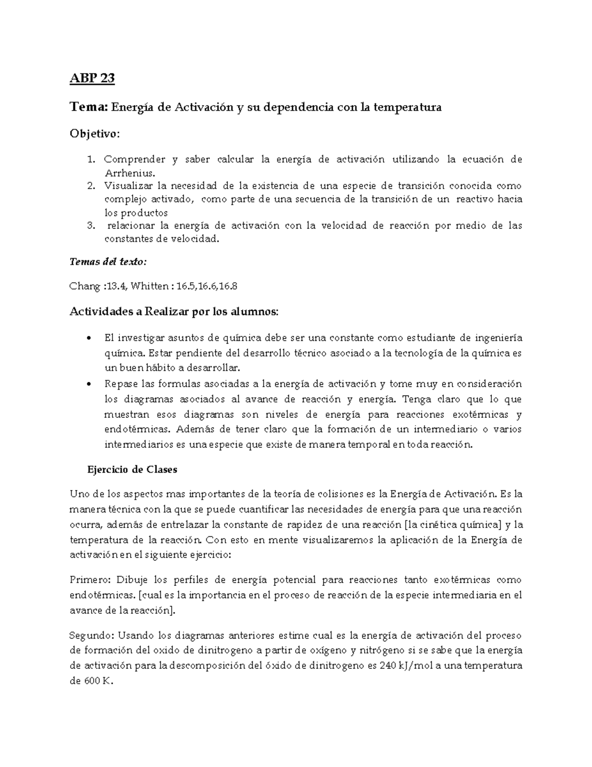 ABP 23 - f jrfkmek.fmledmedemkff refvkewfmklemfc fklmfklmewdf kldm - ABP 23 Tema: Energía de ...