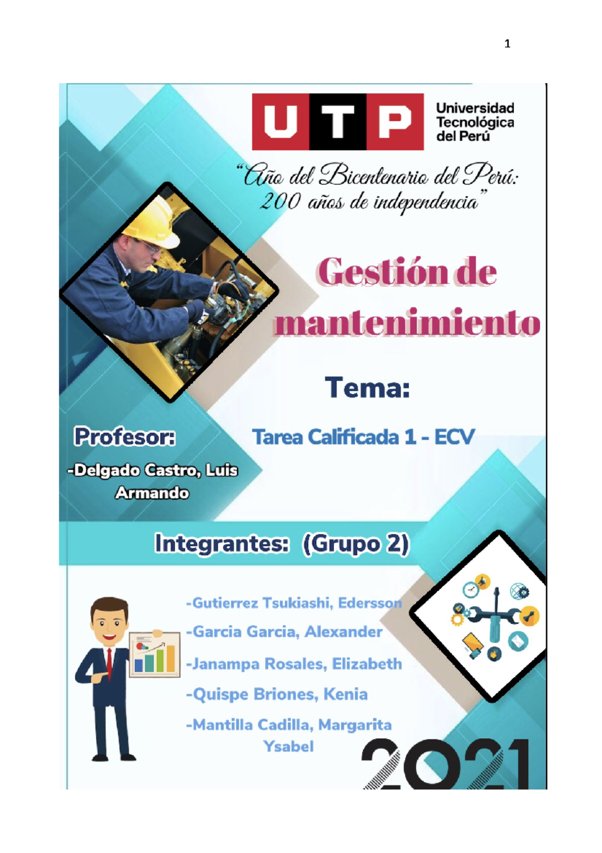 Tarea Calificada 1- ECV grupo 2 - ÍNDICE MARCO - Studocu