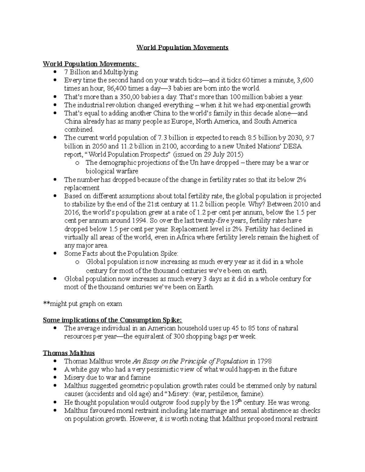 World Population Movements - World Population Movements World ...