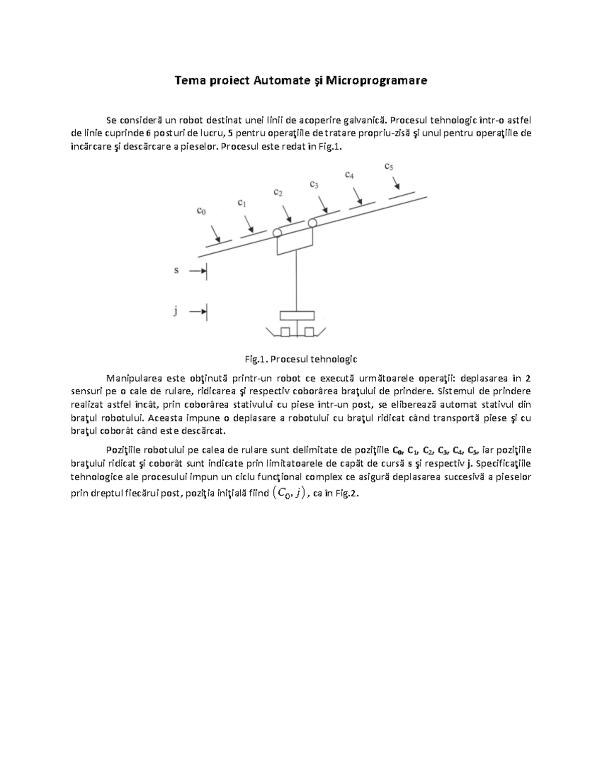 Proiect-final-Automate-si-Microprogramare - Tema proiect Automate şi ...