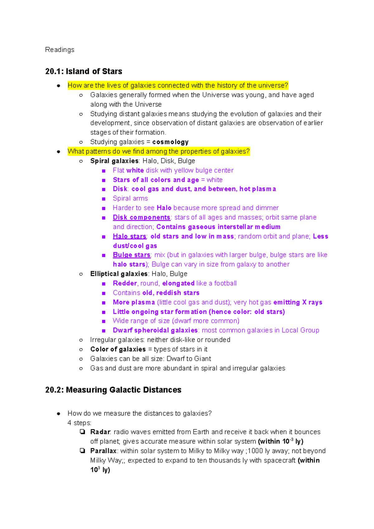 Lesson 12: summary of videos + extra notes from Textbook - Readings 20 ...