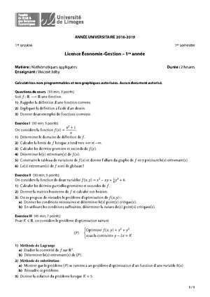 Mathématiques L2 Cours complet - Mathématiques licence 2ème année 4 ...