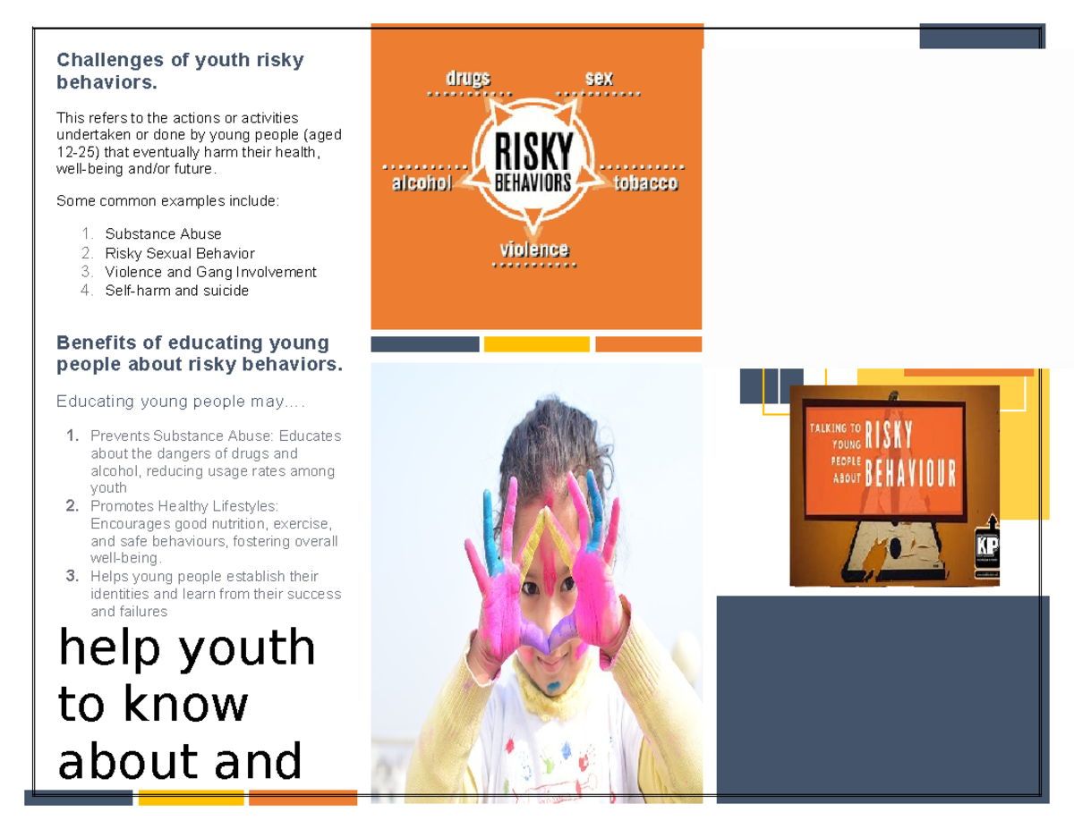 Aactivity 4 life orientation - Challenges of youth risky behaviors ...