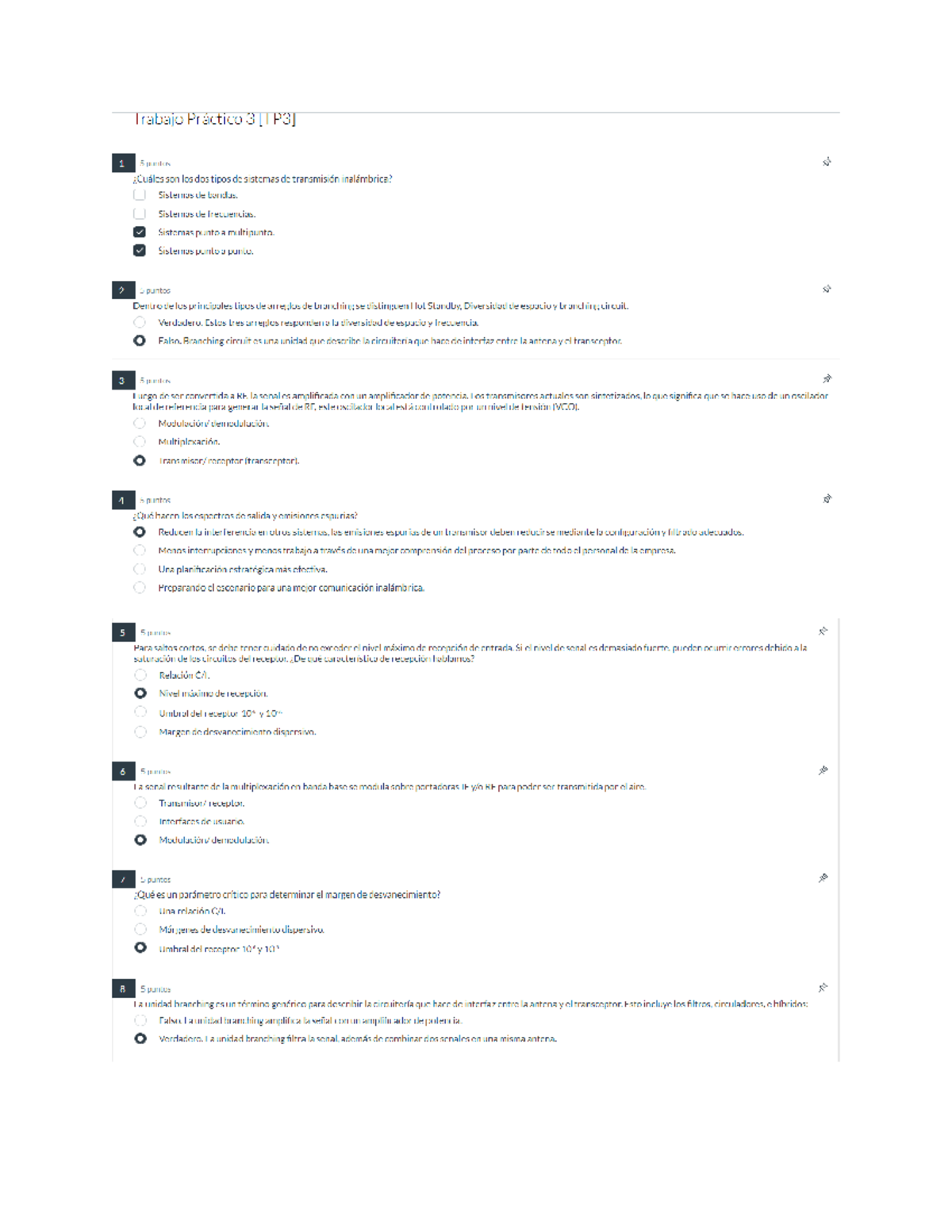 TP3 100% - Antenas y Radioenlaces - Studocu