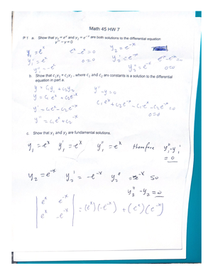 Math 45 HW 12 - Great way to get extra practice. - MATH 45 - Studocu