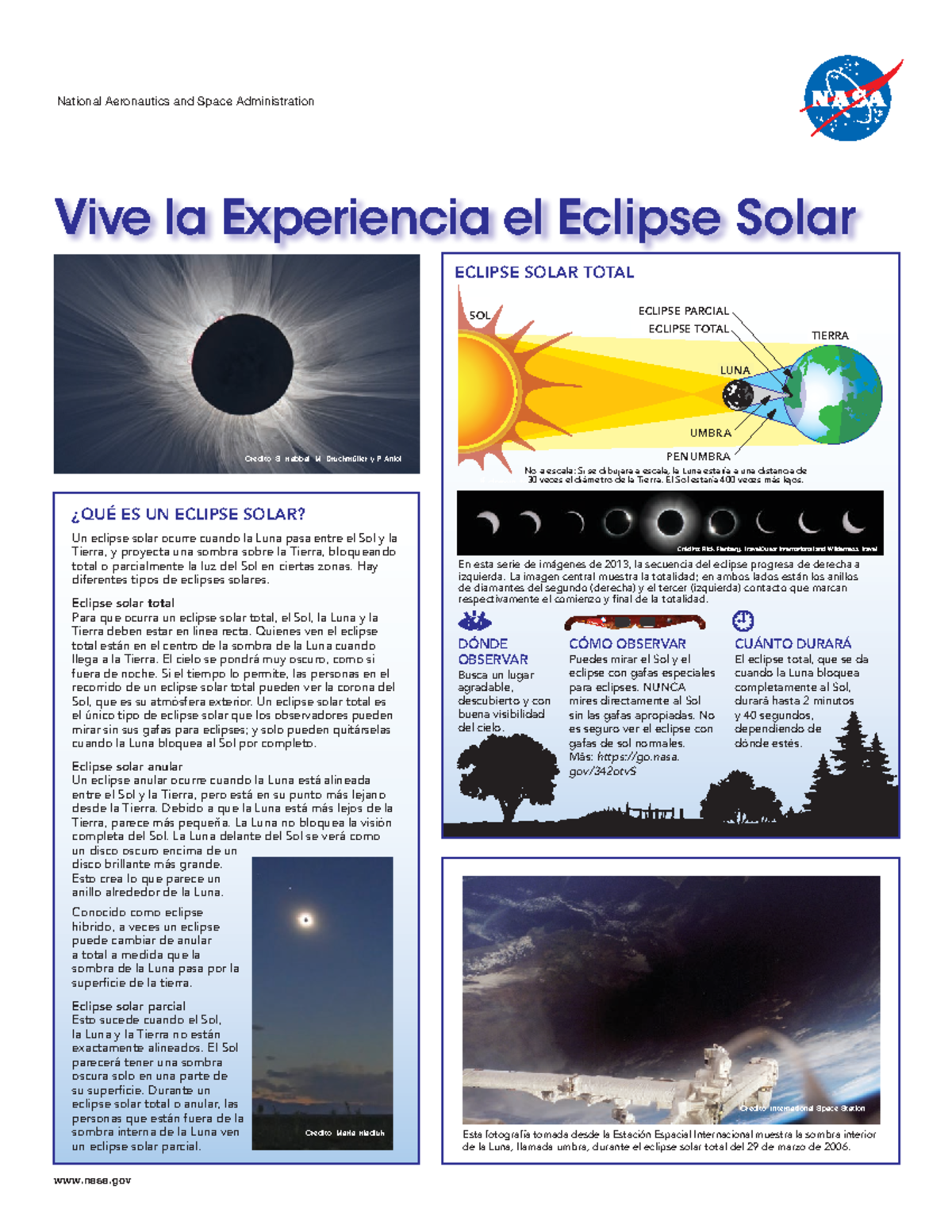 Evergreen eclipse flyer spanish - Vive la Experiencia el Eclipse Solar ...