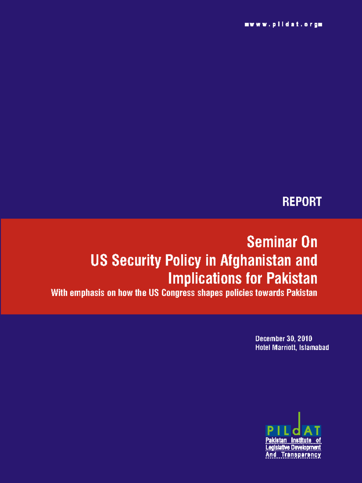 US Security Policy in Afghanistan and Implications for Pakistan ...
