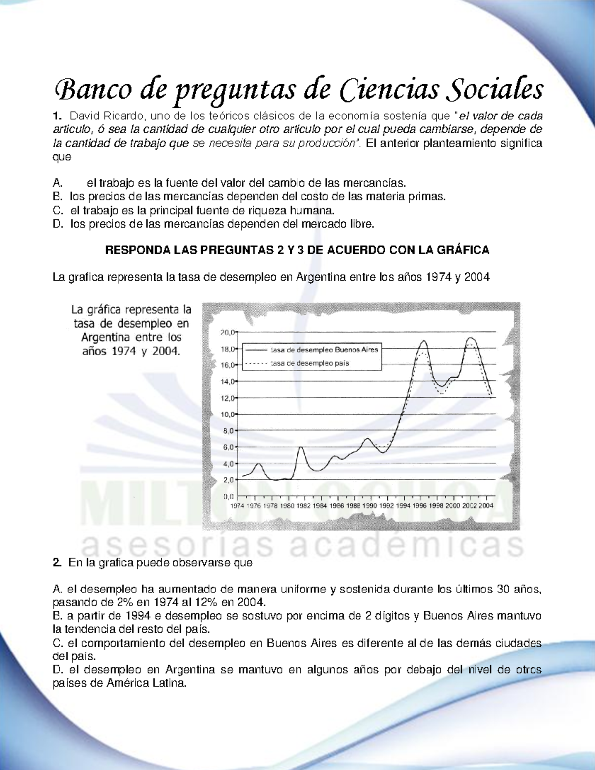 1. Simulacro Sociales - Milton Ochoa - Banco de preguntas de Ciencias ...