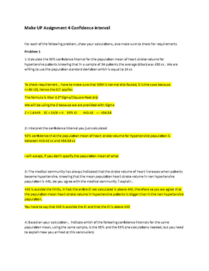 Ch1 2 worksheet - Work sheet on chapters 1 and 2 biostatistics - Studocu