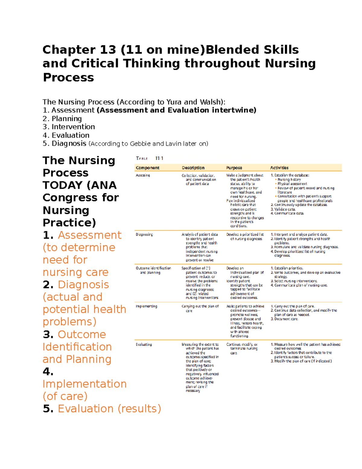 WEEK 1 LECTURE NOTES - Chapter 13 (11 on mine)Blended Skills and ...