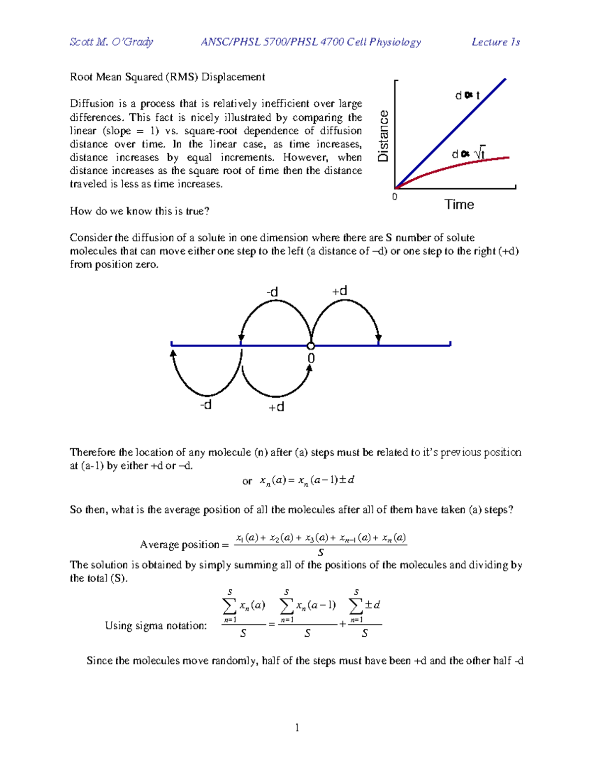 1s. RMS displacement - notes - Scott M. O’Grady ANSC/PHSL 5700/PHSL ...