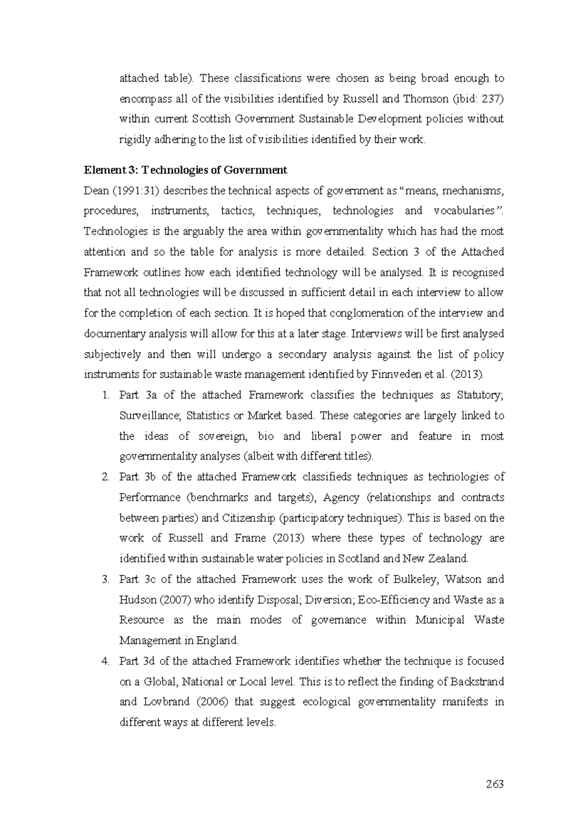 A Resourceful Understanding 39 - 263 attached table). These ...
