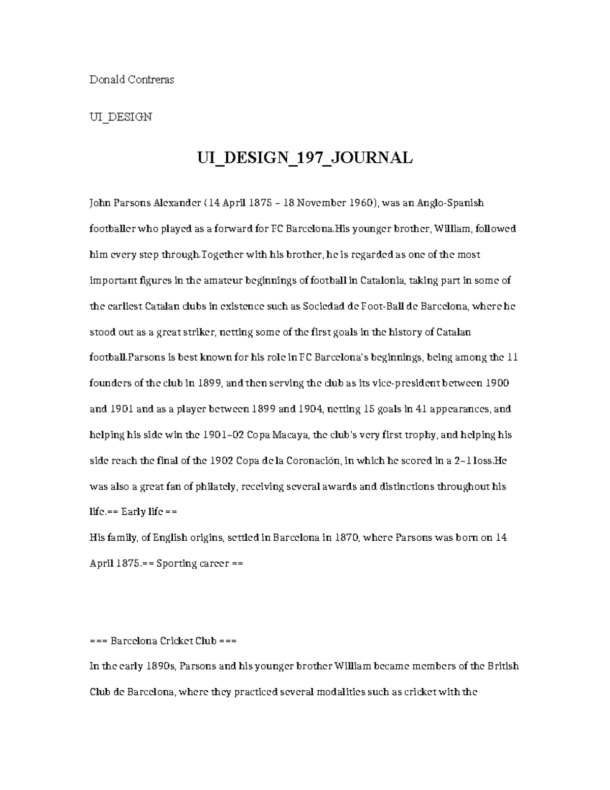 UI Design 197 Journal - Donald Contreras UI_DESIGN UI_DESIGN_197 ...