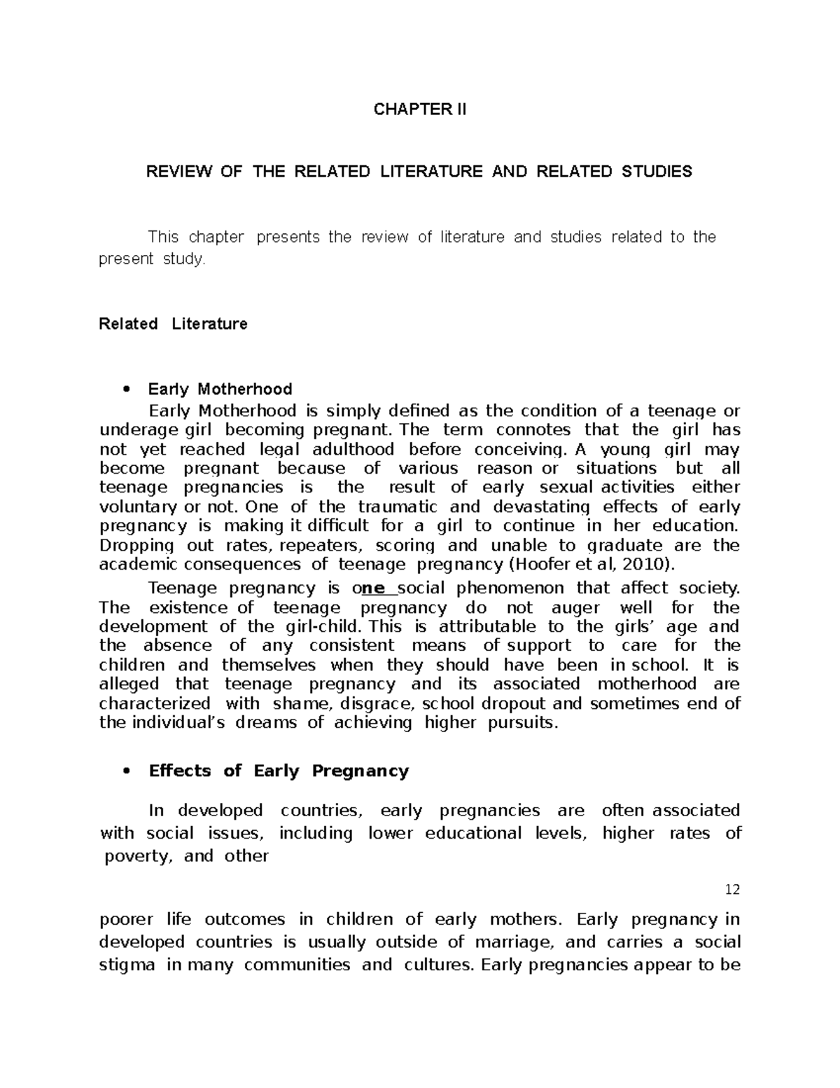 Chapter II Review OF THE Related Literat - CHAPTER II REVIEW OF THE ...