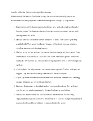 Molecular Biology on the topic of Cell Biology - Molecular Biology on ...