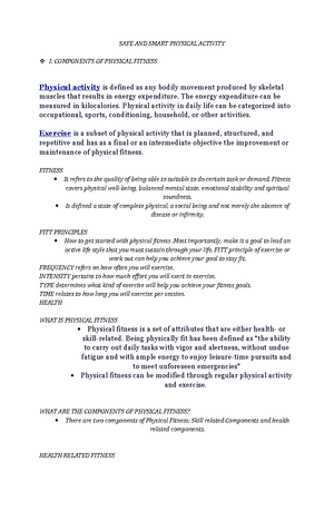 Quarter 1 Module 3 - Notes on p.e - PE and HEALTH Quarter 1 – Module 3 ...