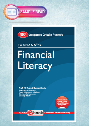 Financial Literacy Paper - Sem 3 - 16 Jan 2024 - 6967000008 - Studocu