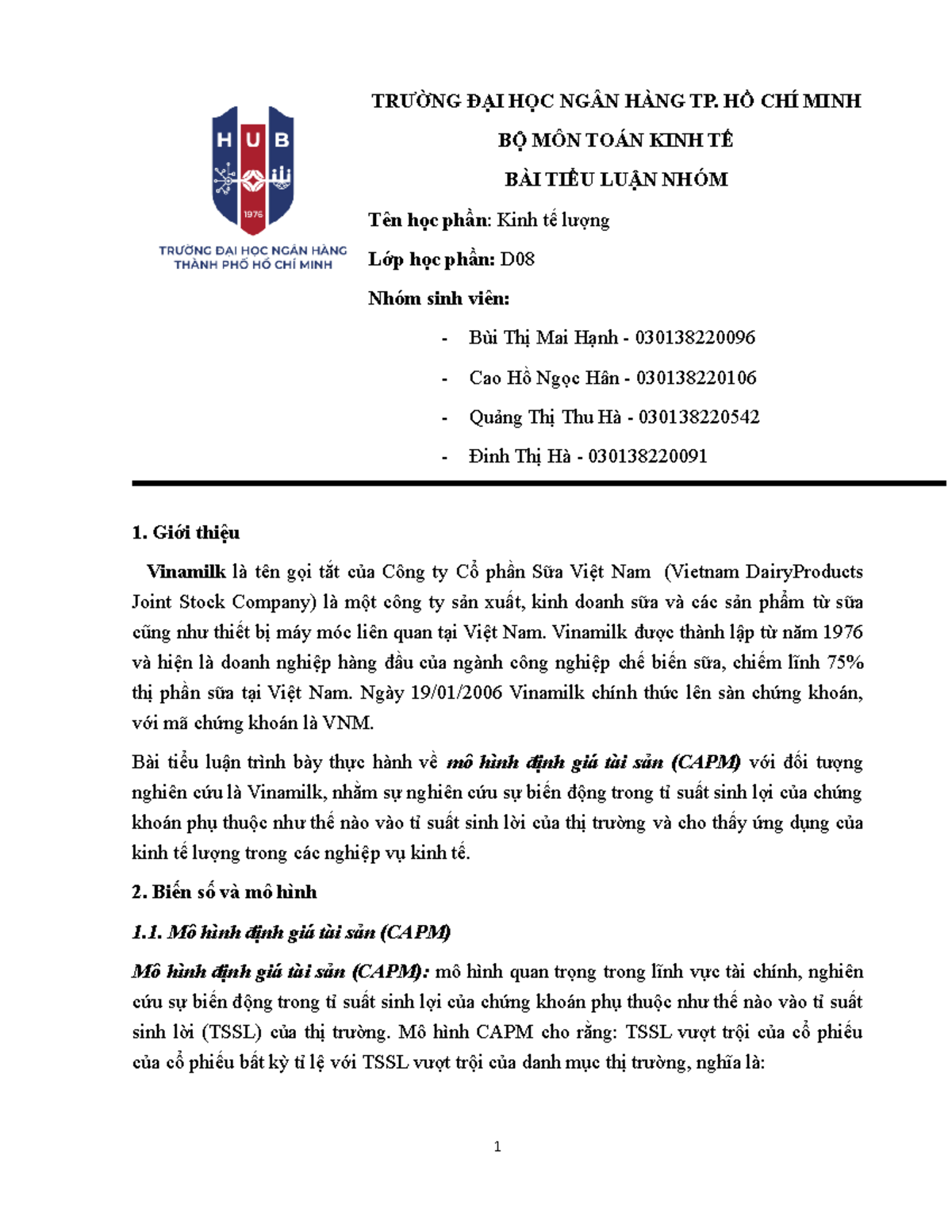 BÀI TIỂU LUẬN KTL NHÓM 5 - tham khảo htui nhaaaaaaaaaaaa - TRƯỜNG ĐẠI HỌC NGÂN HÀNG TP. HỒ CHÍ ...