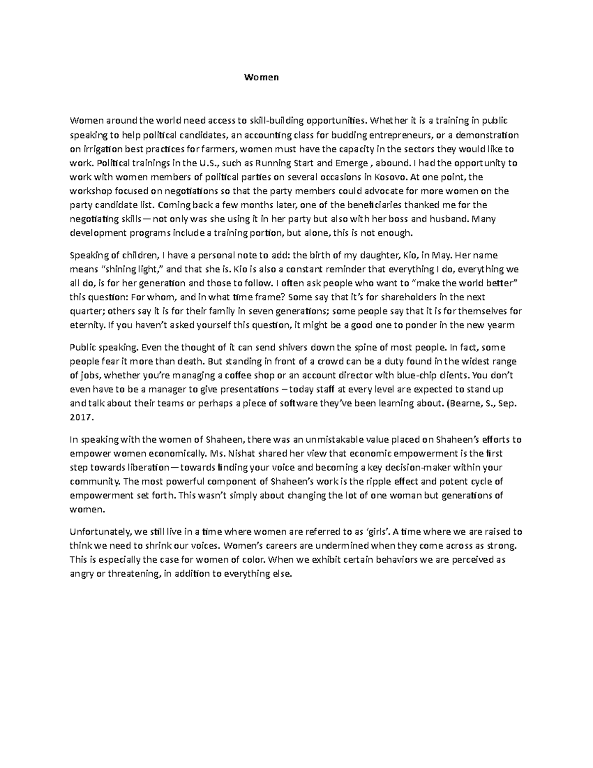 Career- Women SUM - Women Women around the world need access to skill ...