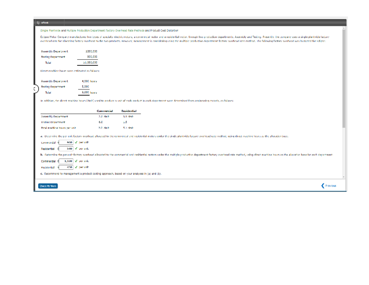 ACC 202 3-1 Ques 5 - Factory Overhead/Rate Methods - ACC202 - Studocu